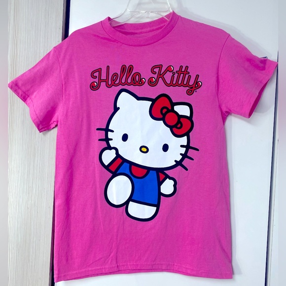 Hello Kitty | Tops | Hello Kitty Huge Runner Kitty Pink Tshirt By ...